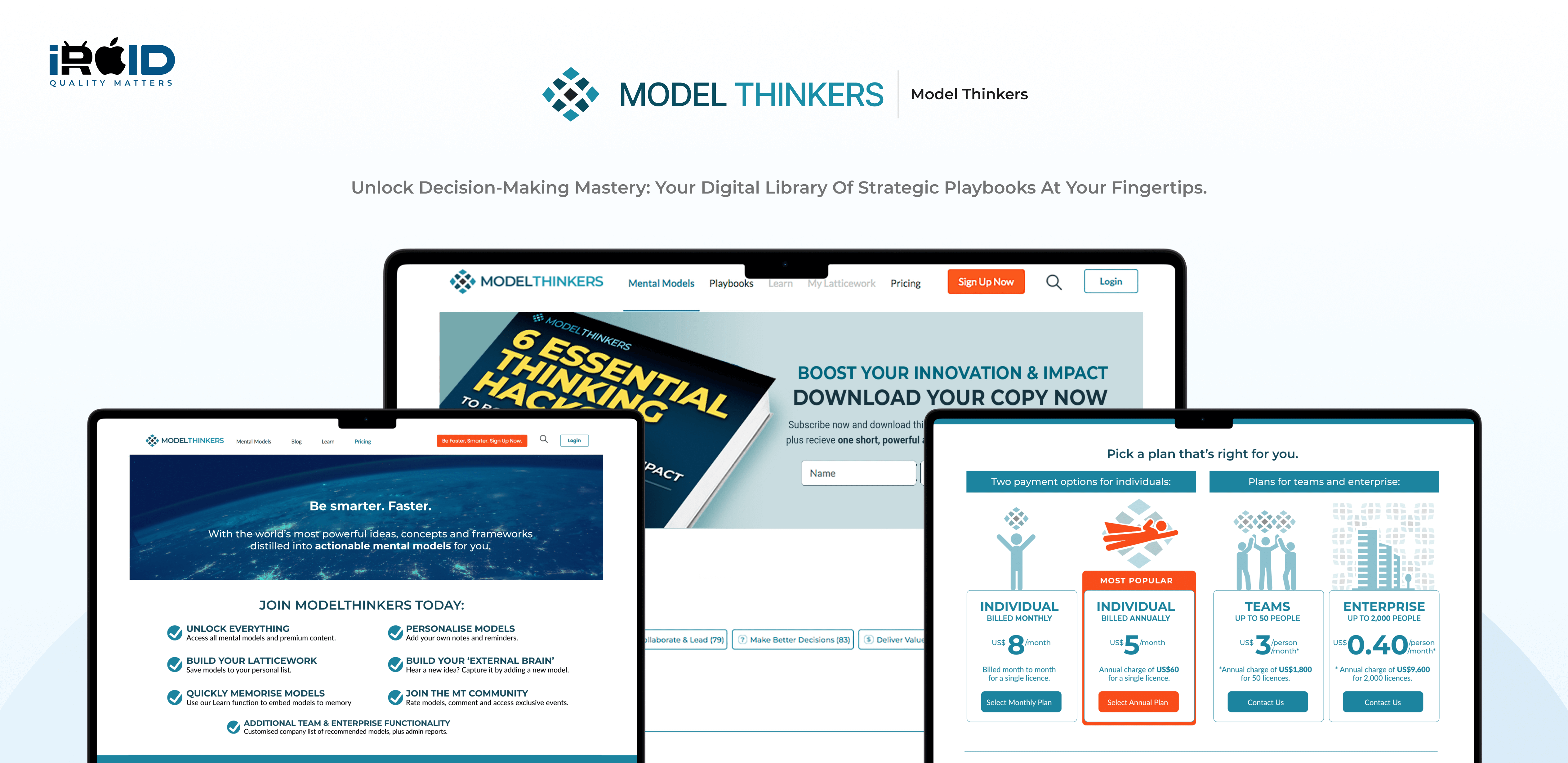 Model Thinkers: Digital Playbooks for Strategic Decision-Making