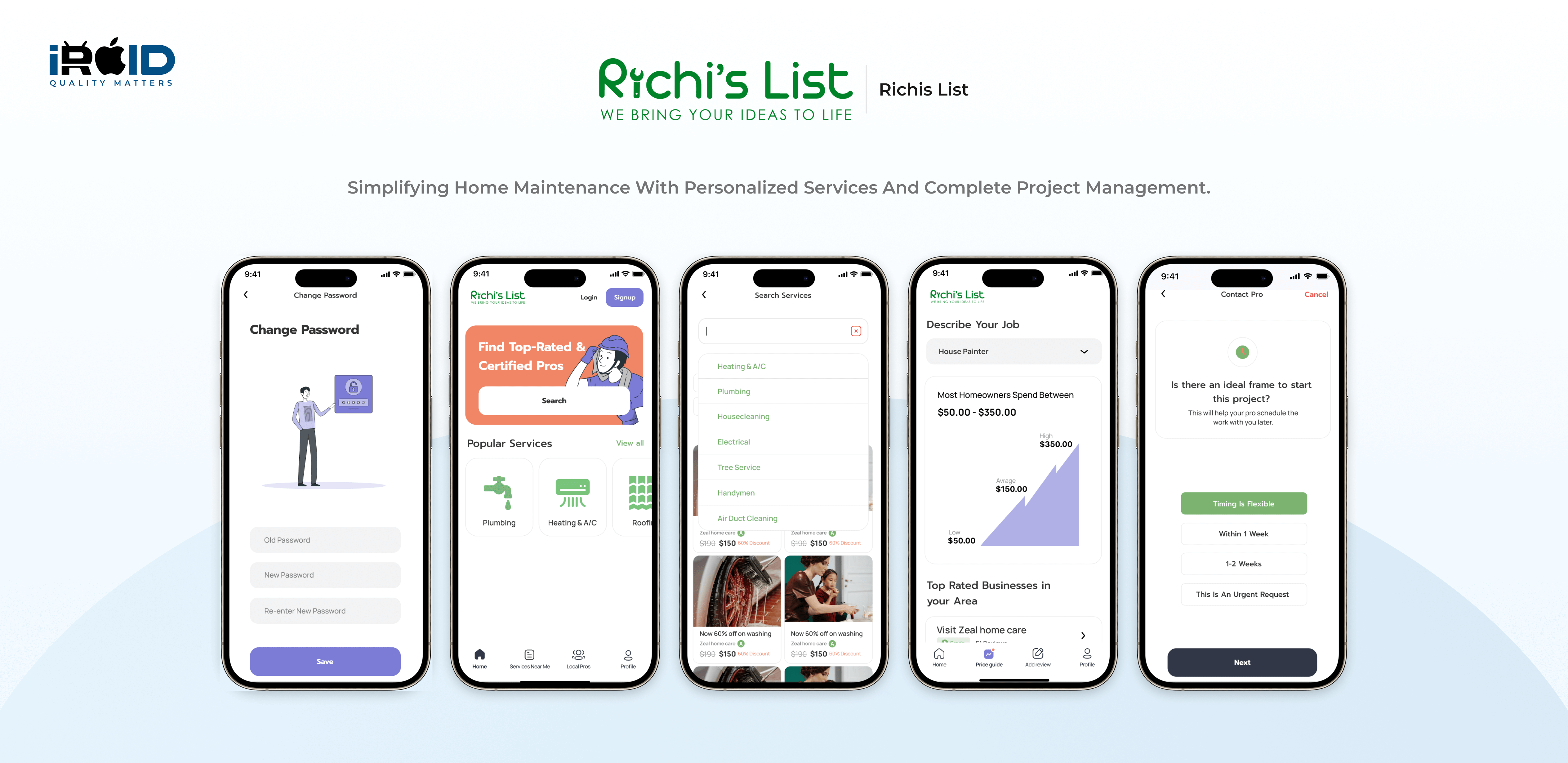 Richis List | iRoid Solutions