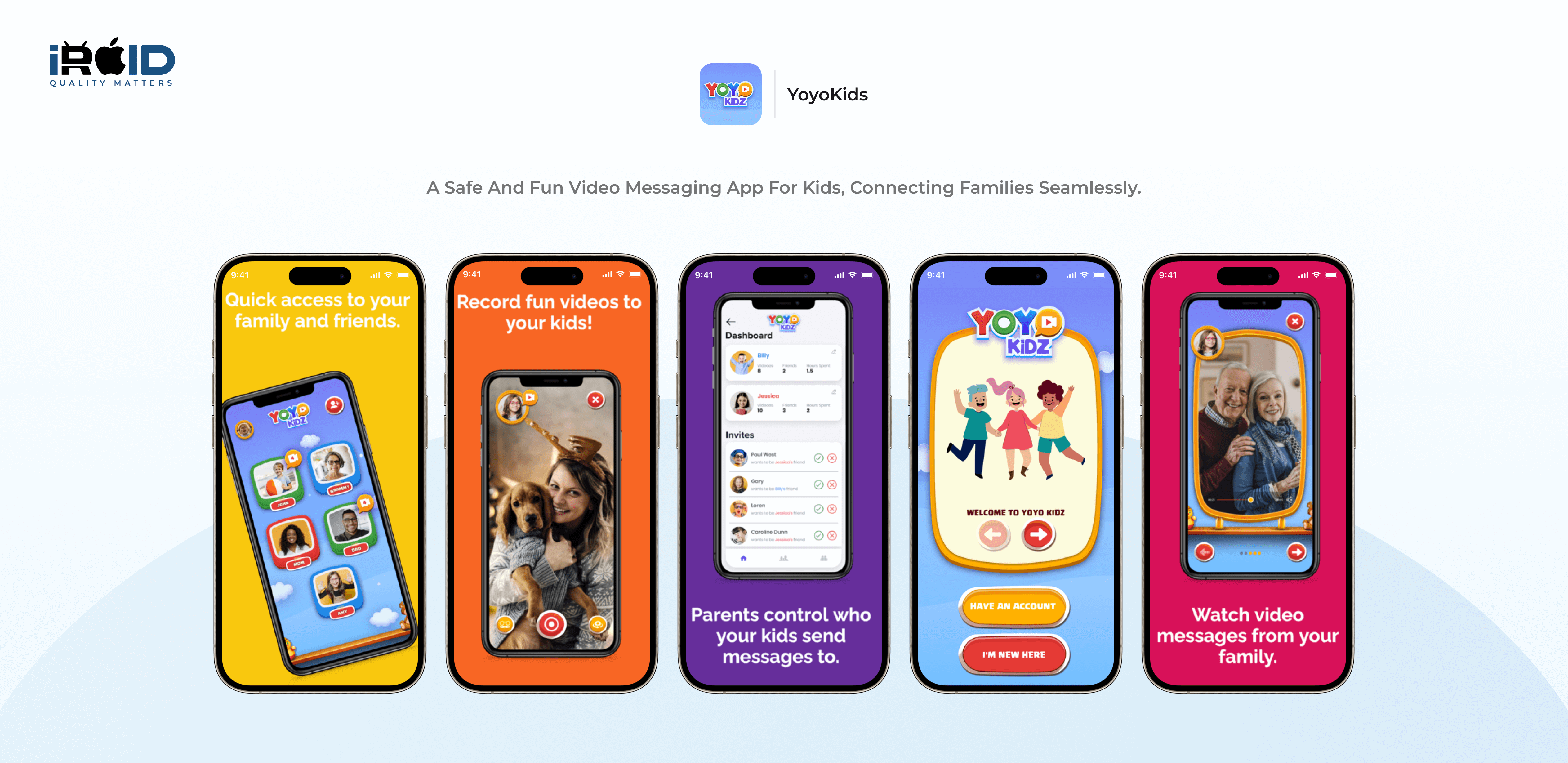 YoyoKidz - Safe Video Messaging App by iRoid Solutions