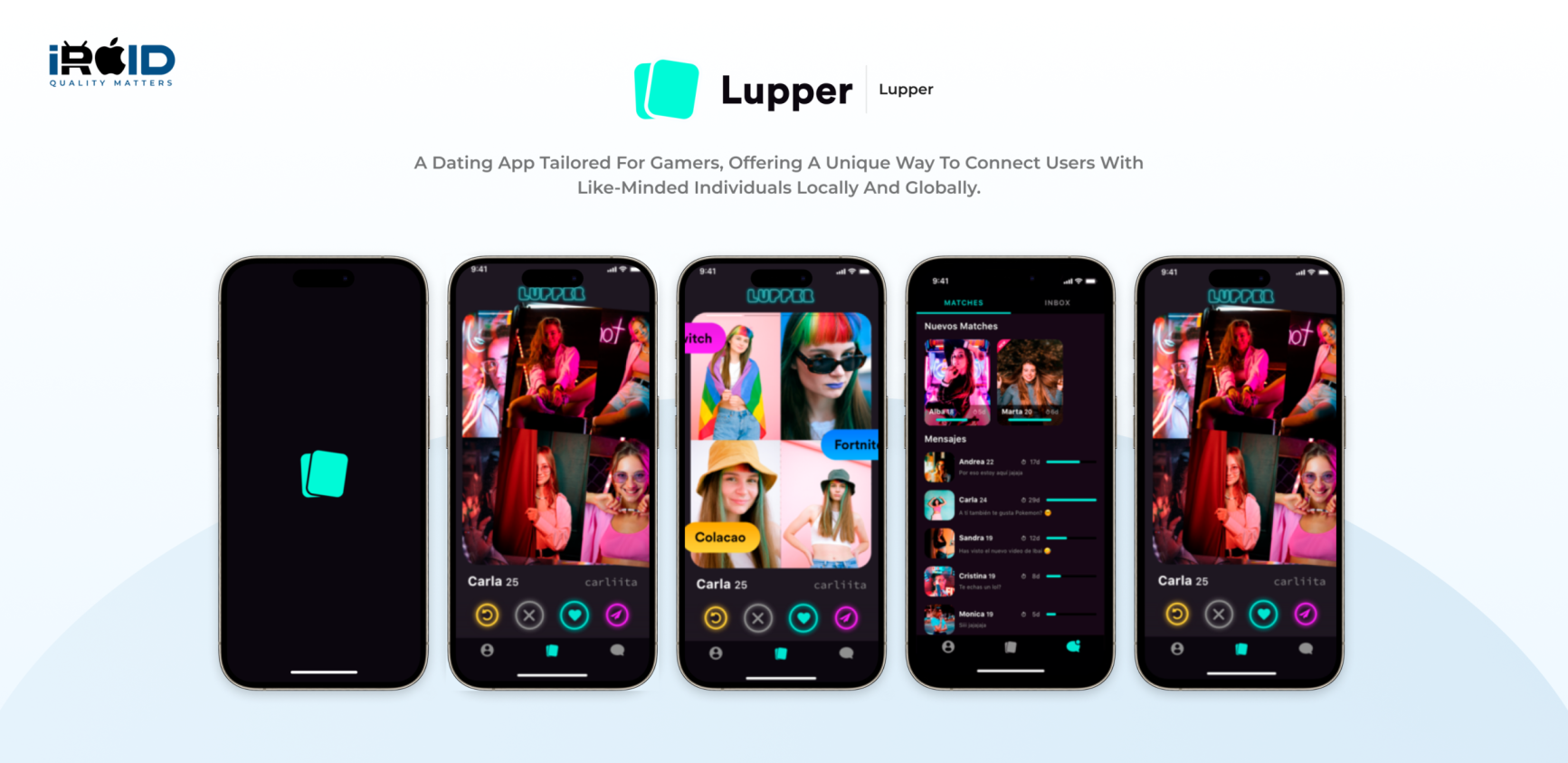 Lupper - Mobile Dating & Social Media App by iRoid Solutions