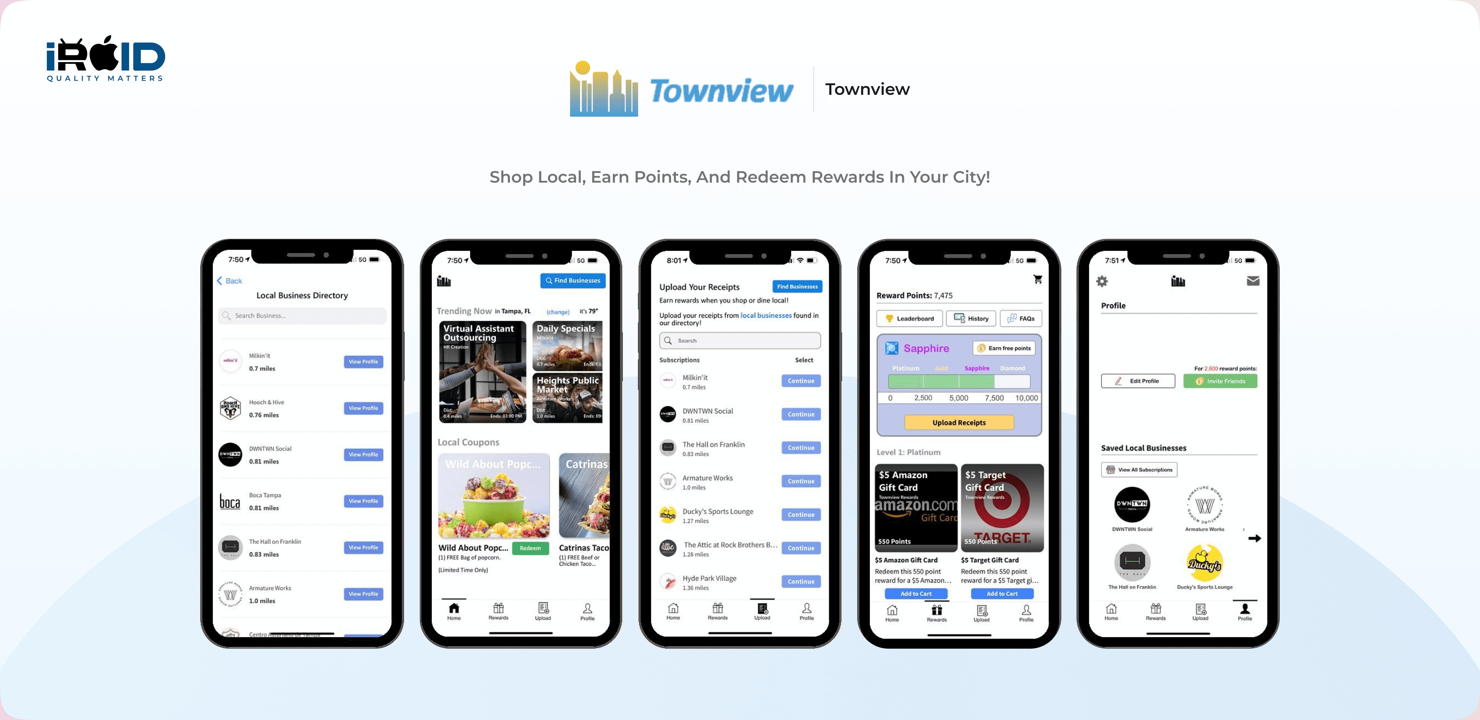 Townview - Social Media App by iRoid Solutions | iOS Experts