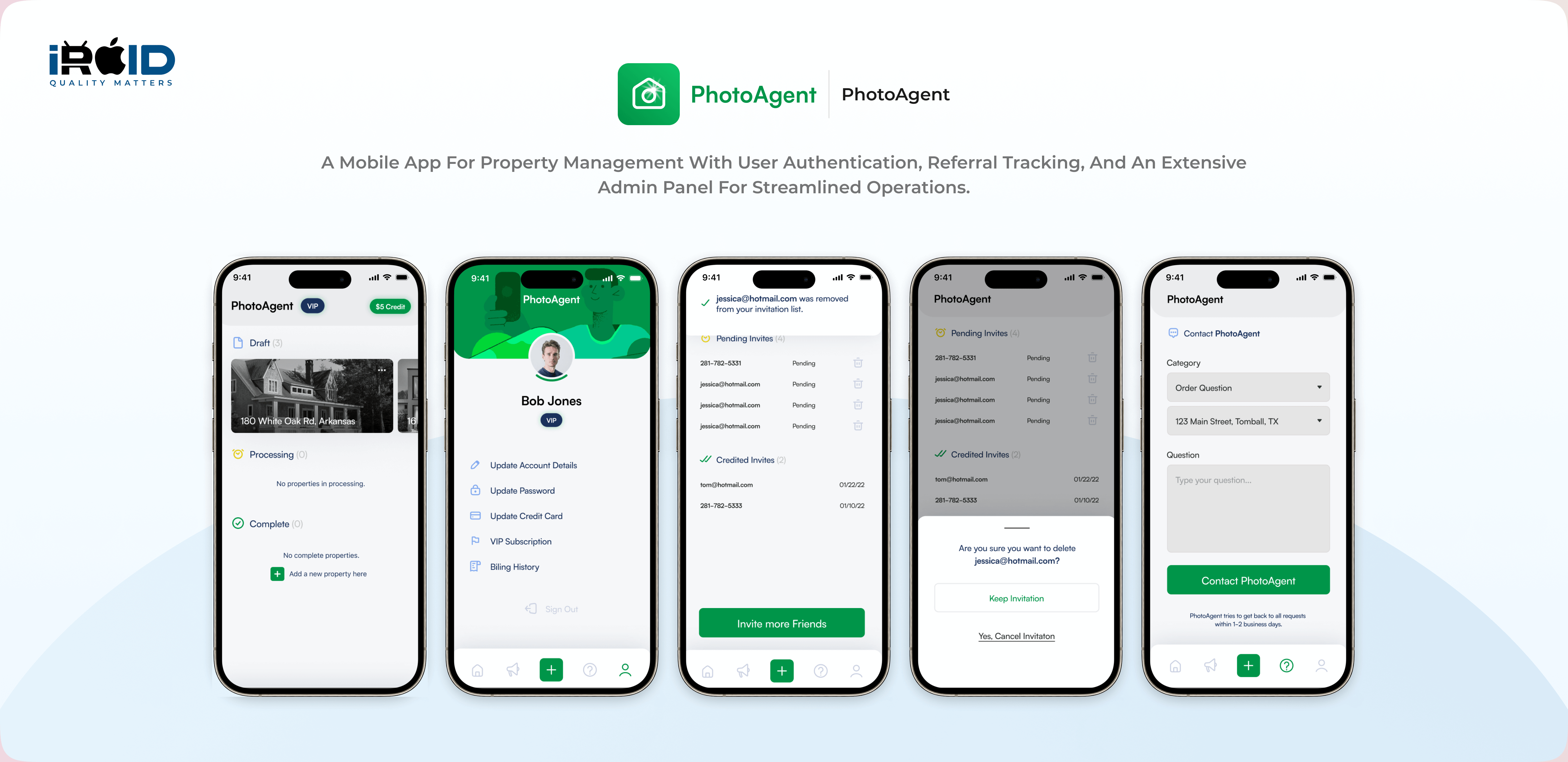 PhotoAgent - Real Estate & Photo Editing App | iRoid Solutions