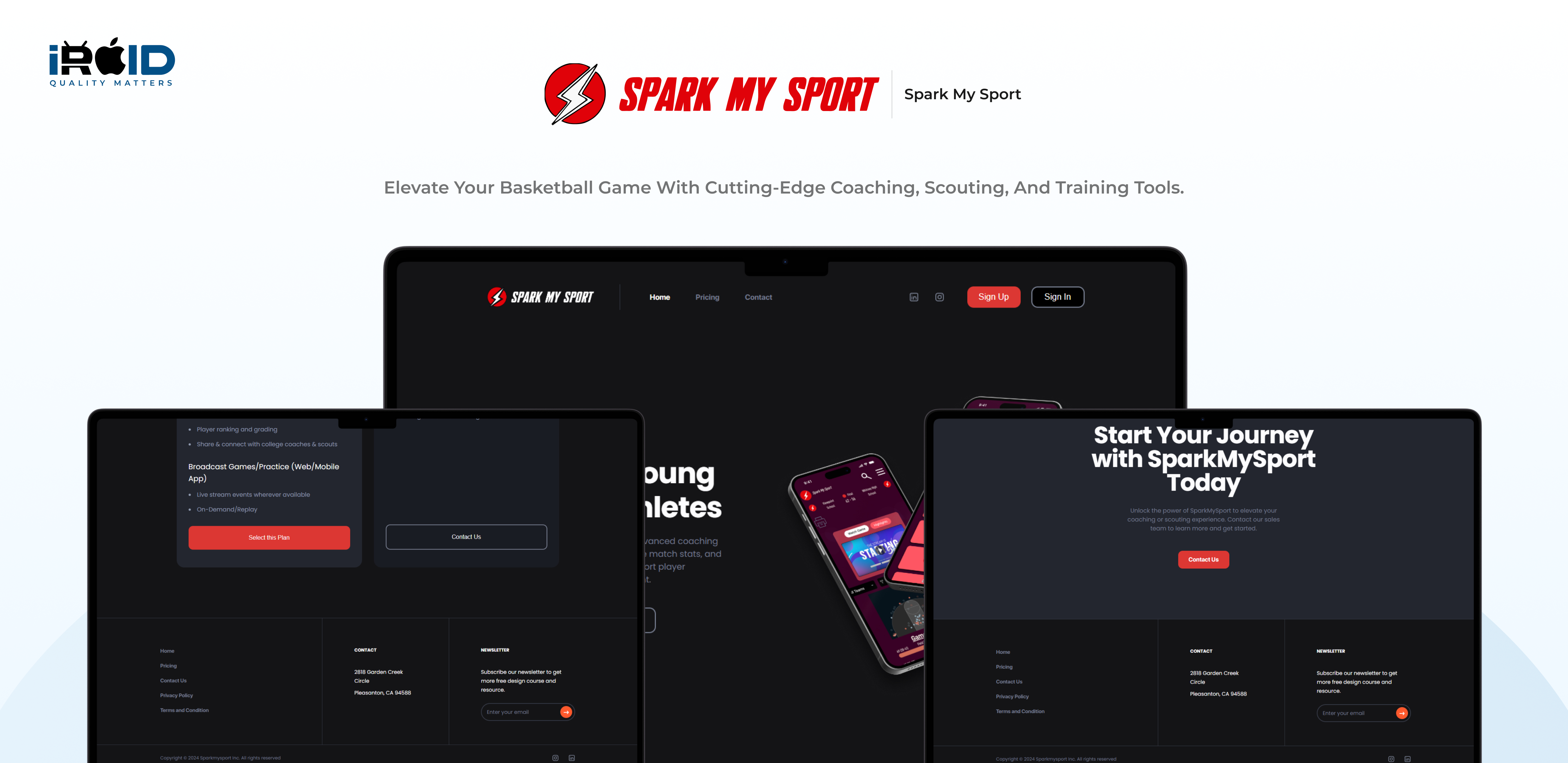 Spark My Sport – Custom Sports App by iRoid Solutions