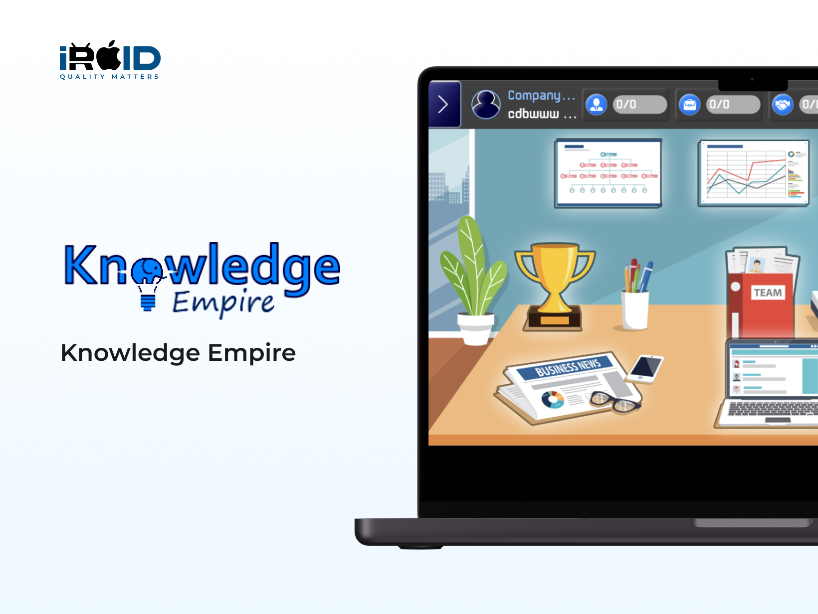 Knowledge Empire - Game-Based LMS App by iRoid Solutions