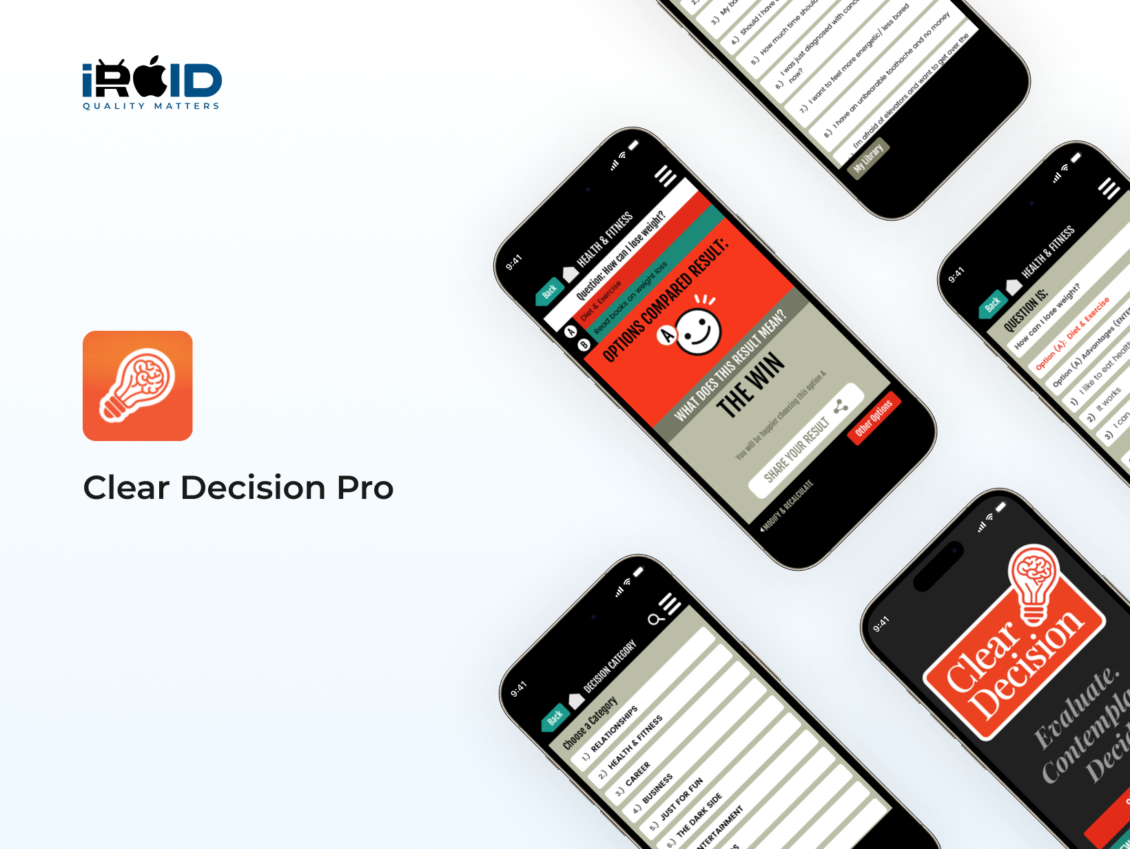 Clear Decision Pro - Custom Utility App by iRoid Solutions