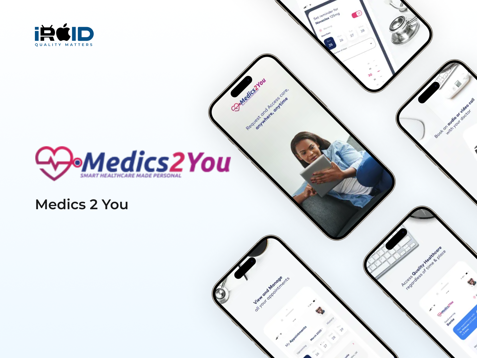 Medics 2 You - Telemedicine & Healthcare App | iRoid Solutions | casestudy